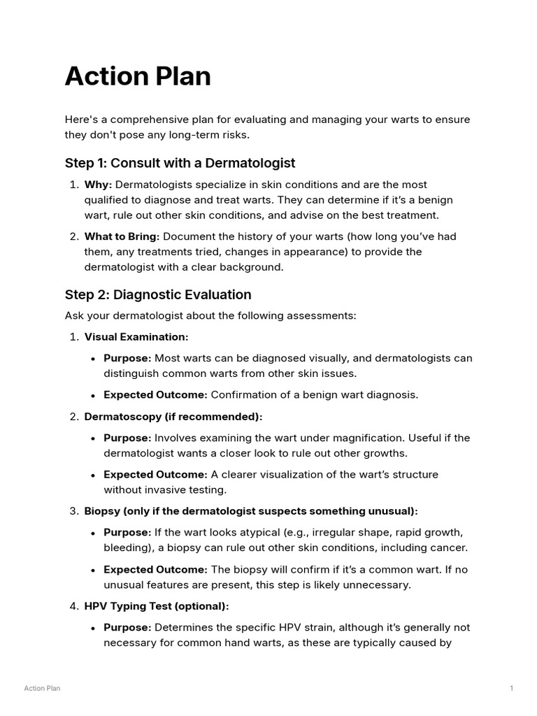 Action_Plan | PDF | Medical Diagnosis | Biopsy