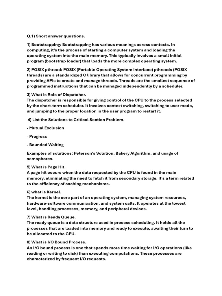 OS_sem-5 | PDF | Thread (Computing) | Process (Computing)