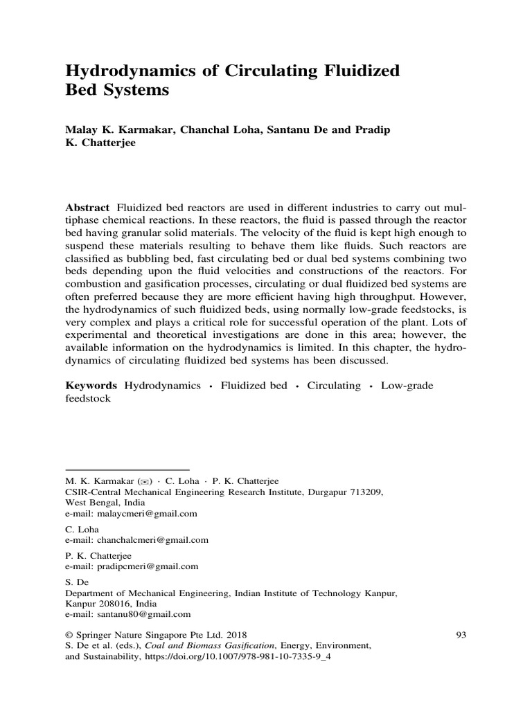 Karmakar 2017 | PDF | Fluidization | Gasification