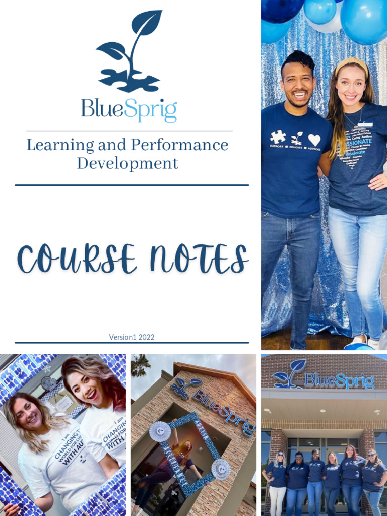 RBT Course Notes Combined WTOC and References | PDF | Reinforcement ...