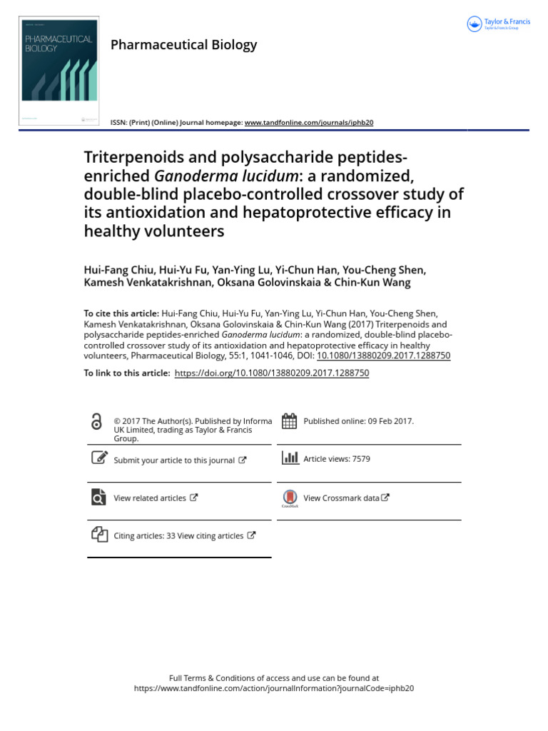 Human Study 2 | PDF | Placebo Controlled Study | Medicine