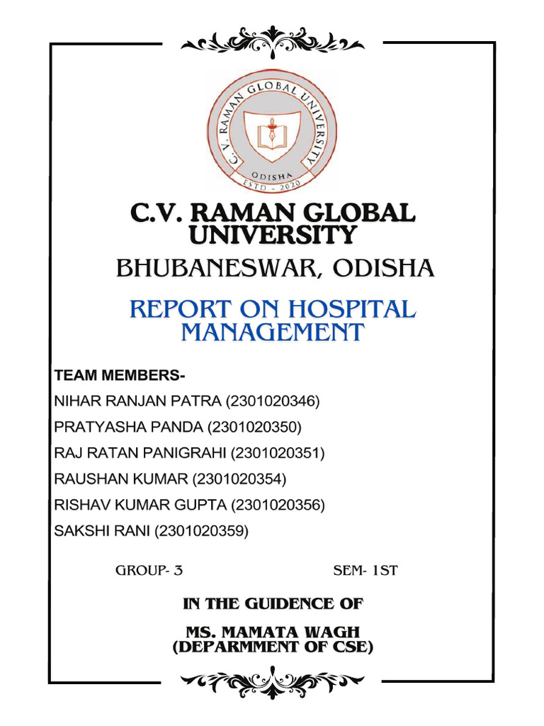 C.V. RAMAN GLOBAL UNIVERSITY (1) | PDF | Computer Program | Programming