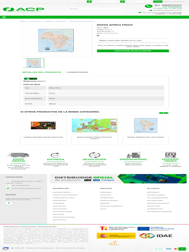 Mapas África Físico | PDF