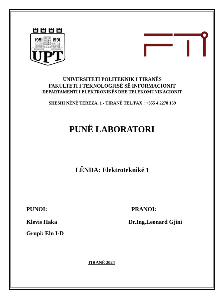 LAb Elektro | PDF