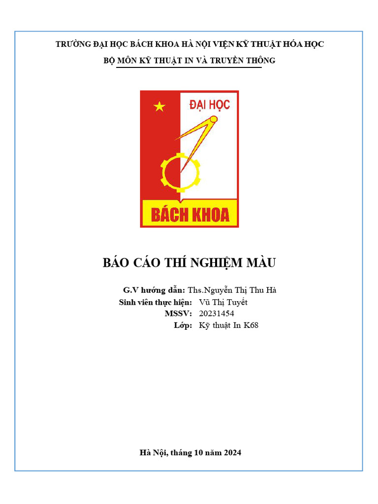 Bcao Màu | PDF