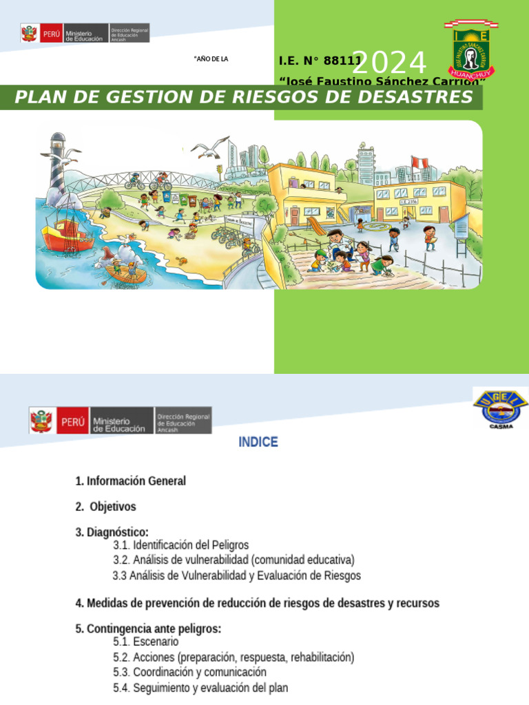 Plan de Gest. Riesg 2024 OK | PDF | Radiación | Riesgo