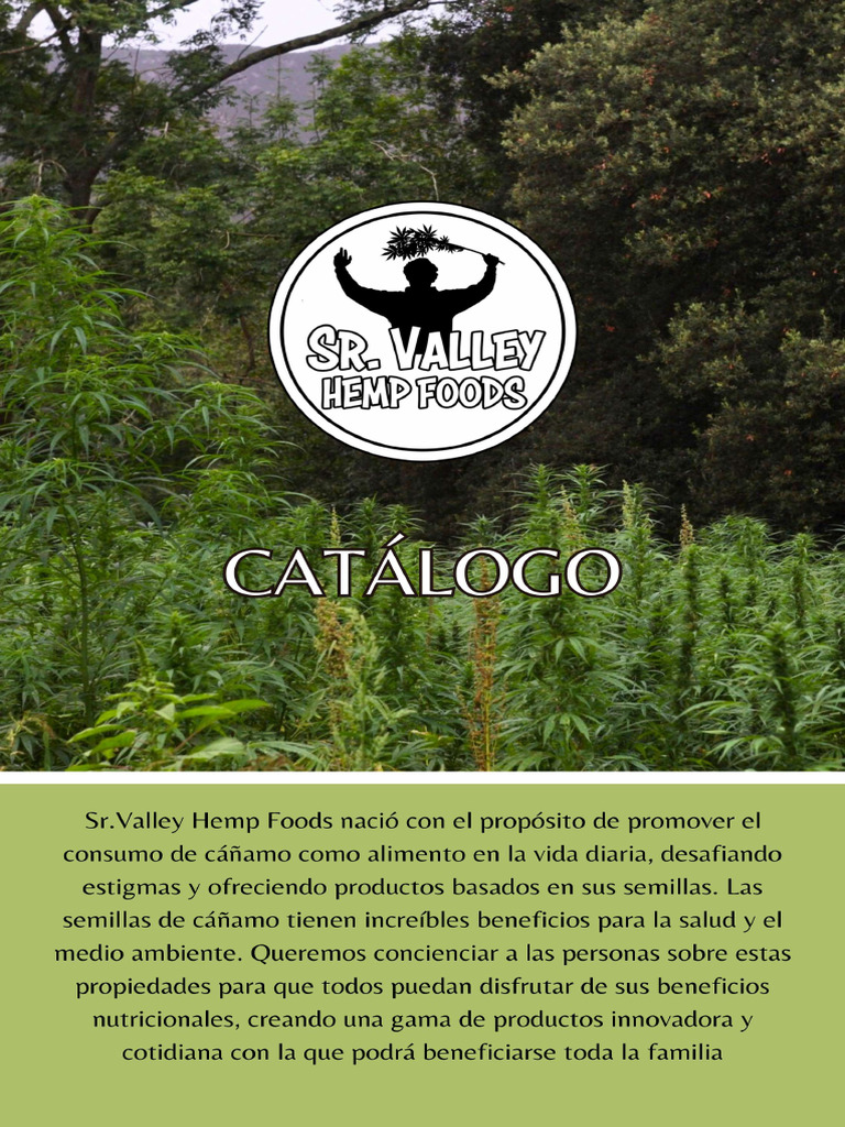Catálogo SR - Valley Hemp Foods - Editado | PDF