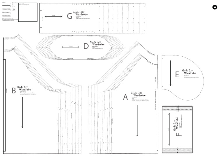 U2 - Made My Wardrobe Domestika - Bomber Jacket Pattern A0 - PT | PDF