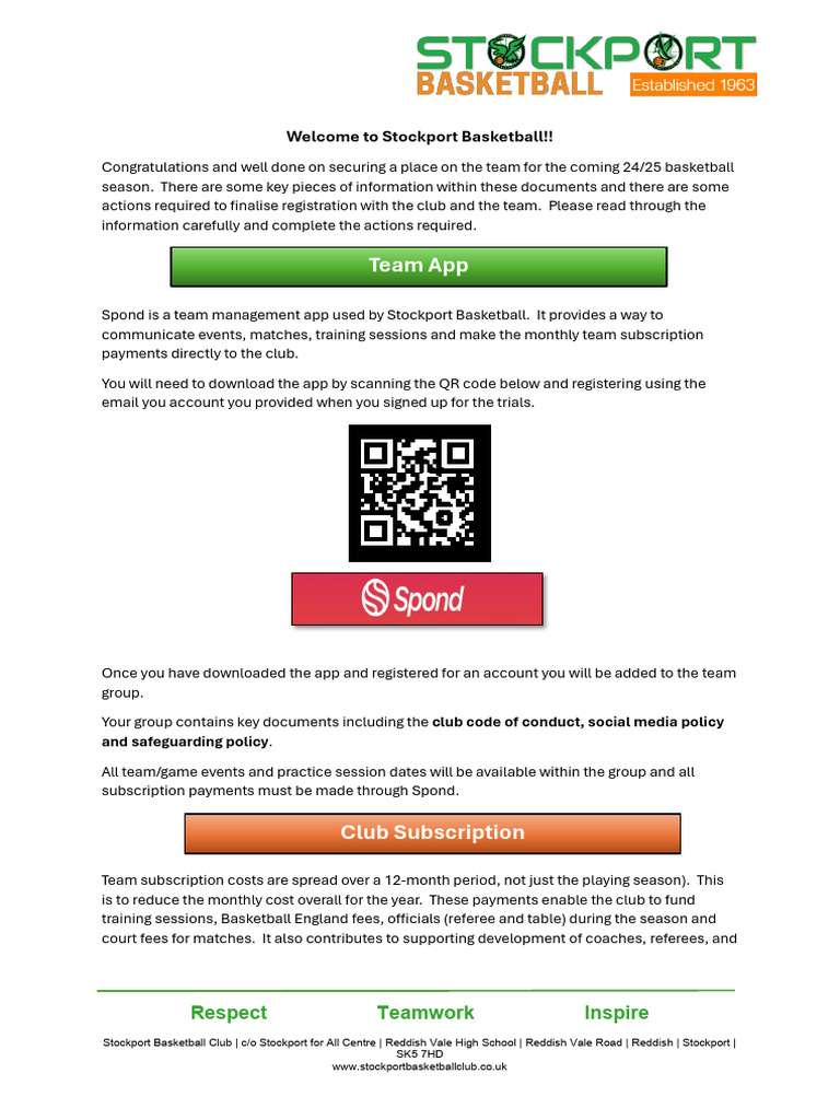 Club Registration and Consent | PDF | Qr Code