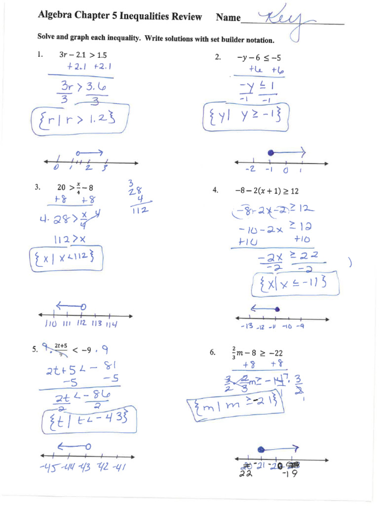 CH 5 Review Answer Key | PDF