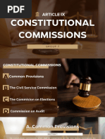 1987 Philippine Constitution Art IX | PDF | Finance & Money Management | Social Science