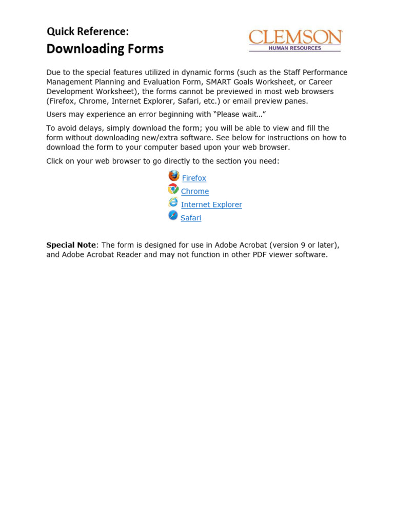 Downloading Forms Pdf World Wide Web Internet Web