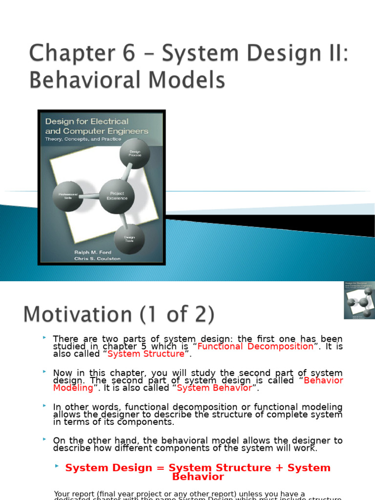 Ch06 Behavior Models | PDF | Conceptual Model | System