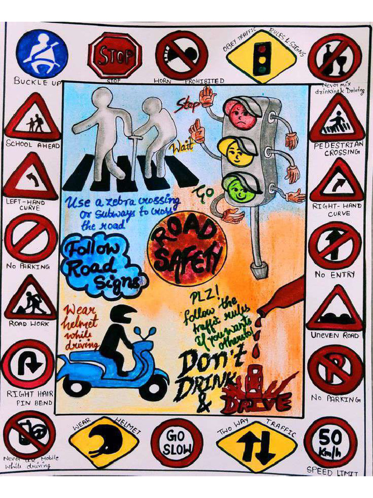 Poster On Road Safety ?? | PDF