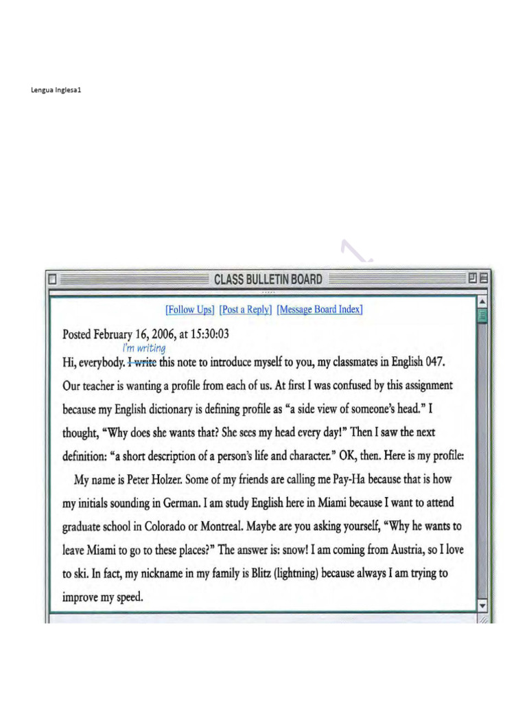 Language in Use - Unit 1 - Self-Study Material | PDF