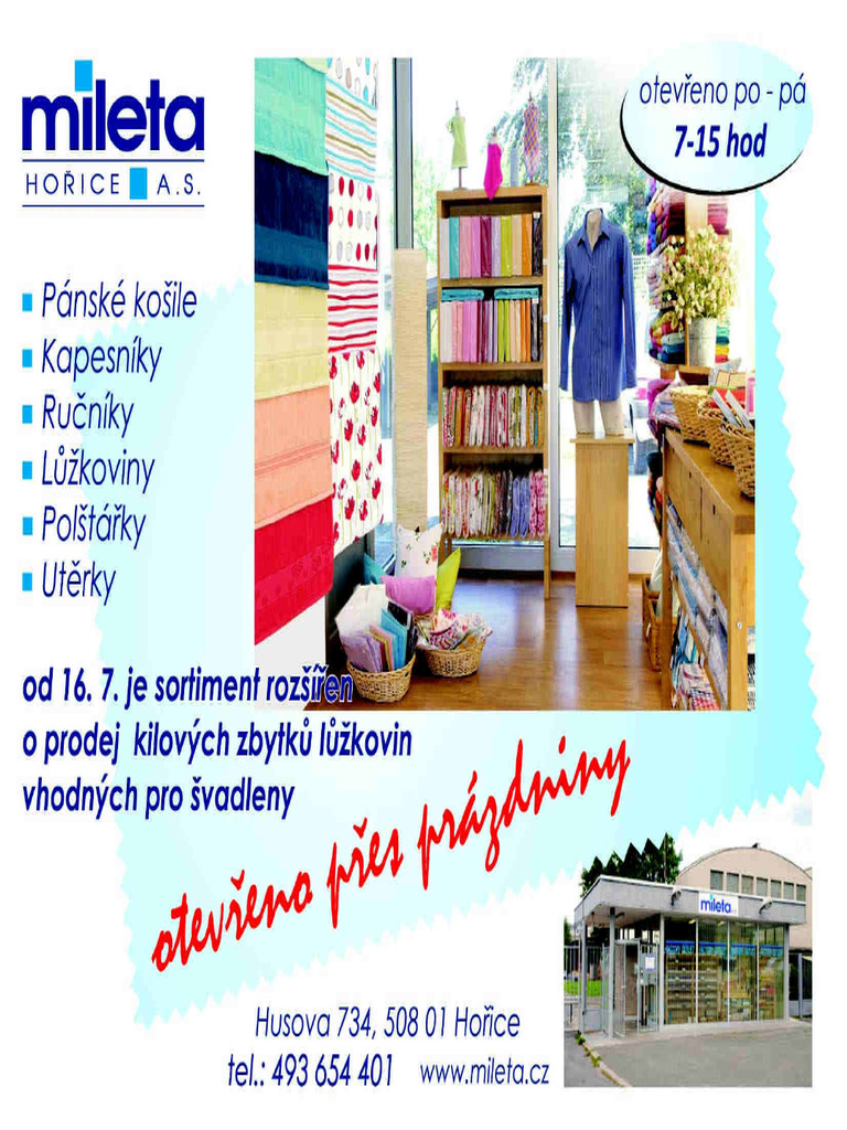 Mileta Factory Outlet | PDF