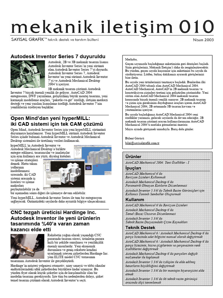 Mekanik Iletisim 010 | PDF