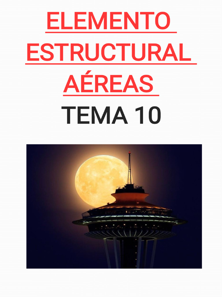 T10 Aéreas Elemento Estructural | PDF | Braguero | Bóveda (Arquitectura)