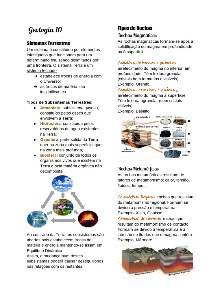 Geologia 10 | PDF | Terra | Magma