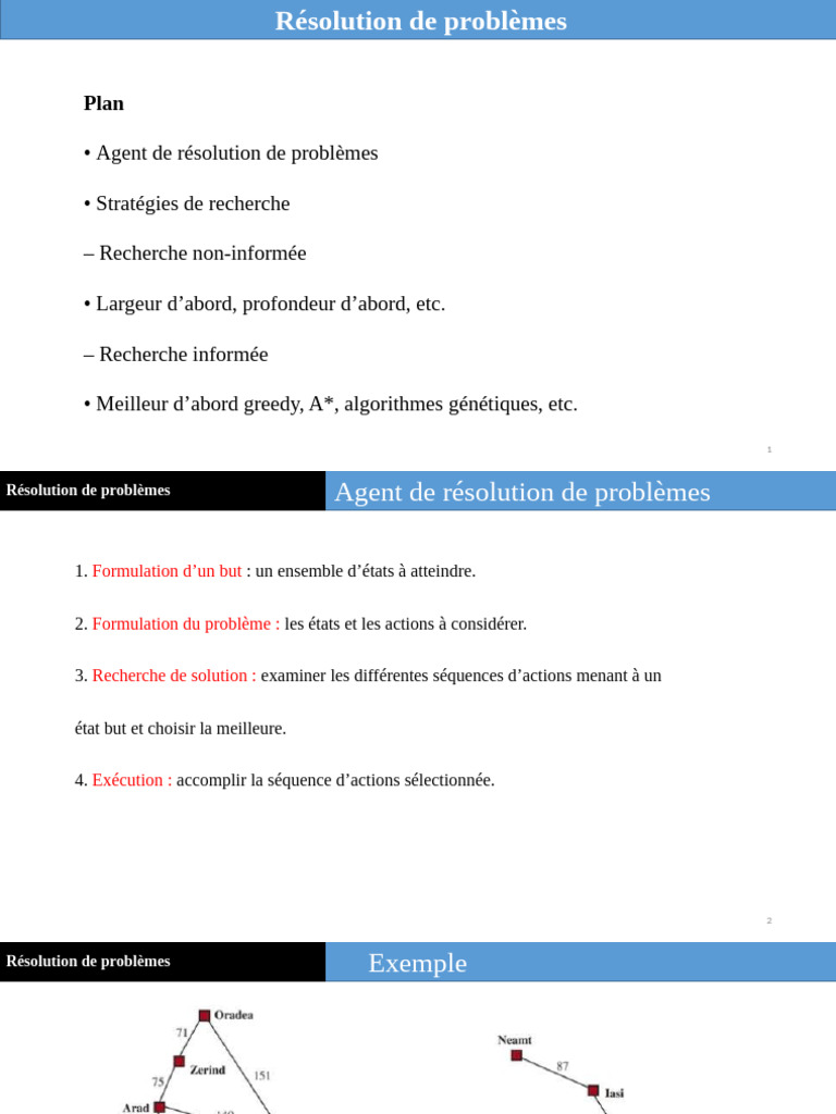 Algorithmes de Recherche | PDF | Théorie des graphes | Théorie de la ...