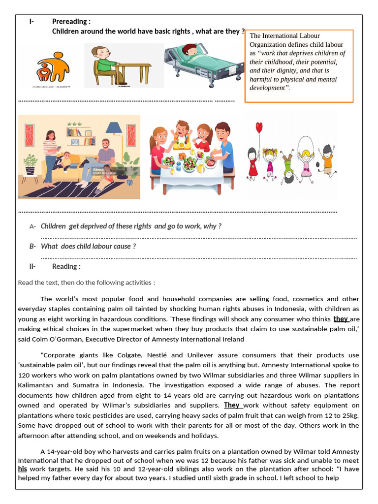 child labour reading | PDF