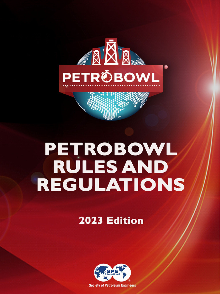 Petrobowl Rules and Regulations 2023 | PDF