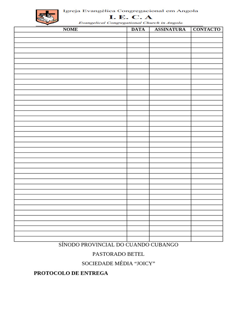 Protocolo de entrega | PDF