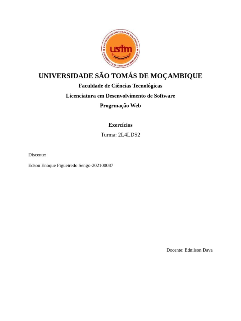 Fundamentos da Programação Web | PDF | Rede mundial de computadores ...