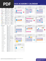 UniSQ - Student Academic Calendar 2025 - Trimesters | PDF | Public ...