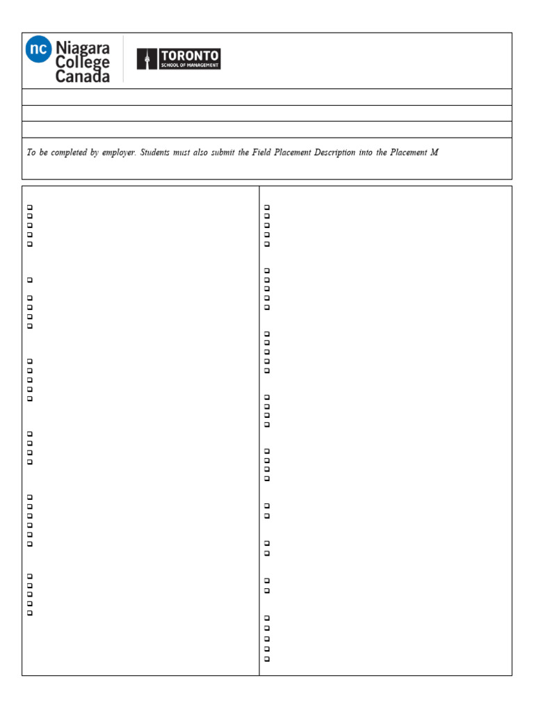 Field Placement Evaluation | PDF | Social Psychology | Psychology