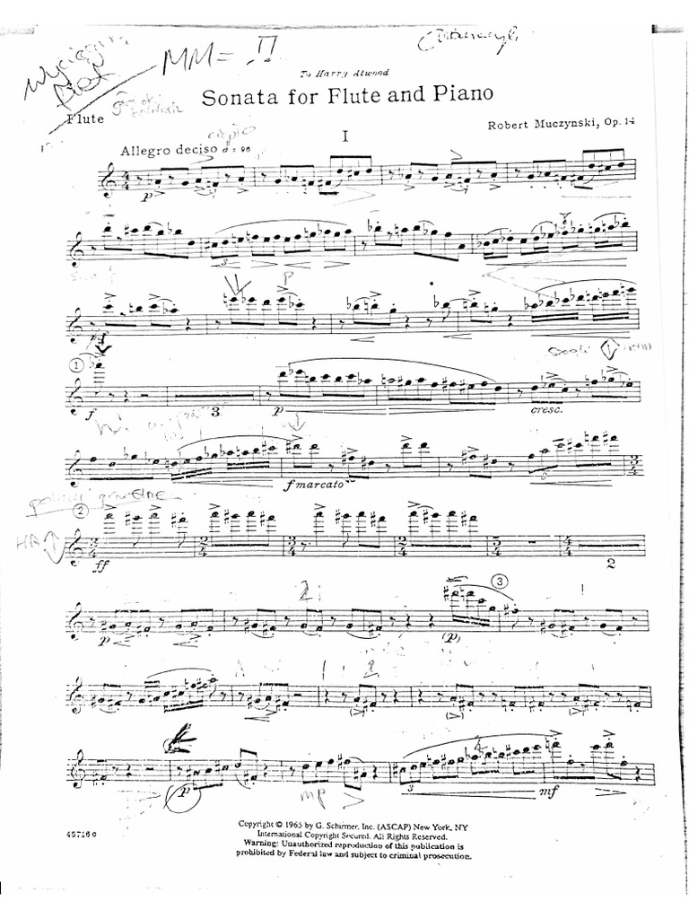 Sonata Muczynski | PDF