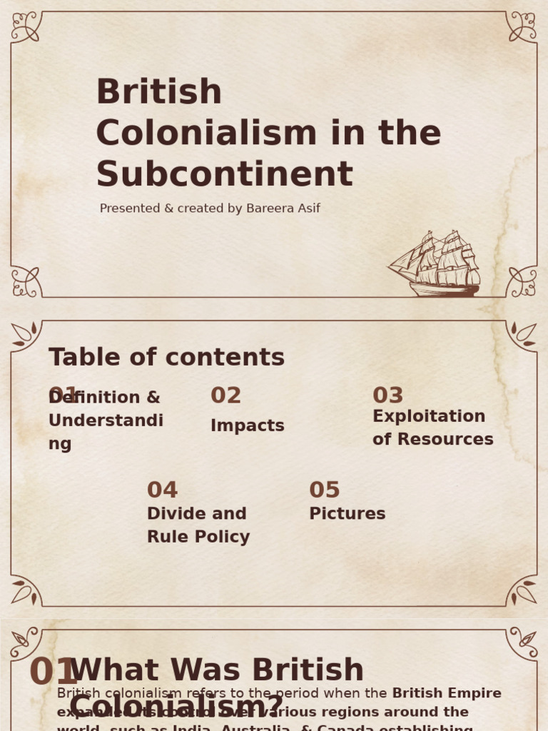 British Colonialism in the Subcontinent | PDF | British Raj | British ...