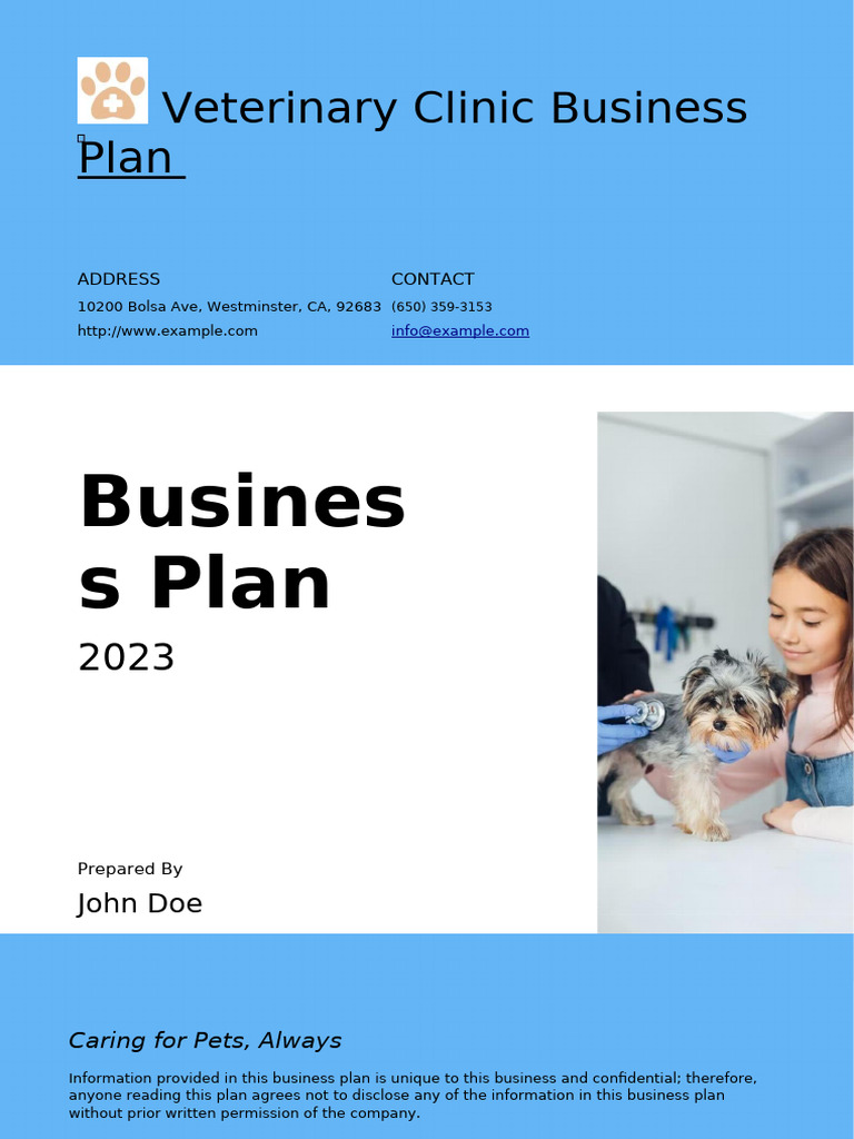 veterinary-clinic-business-plan | PDF | Equity (Finance) | Business