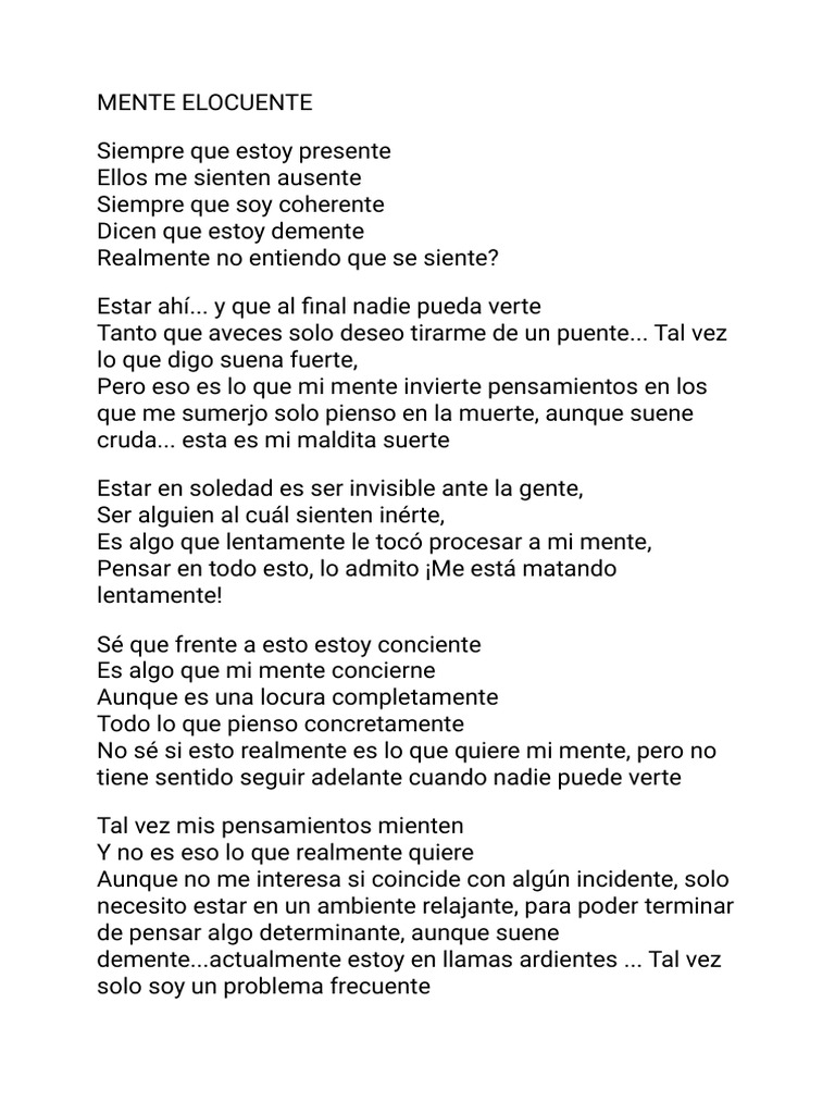 Mente Elocuente | PDF