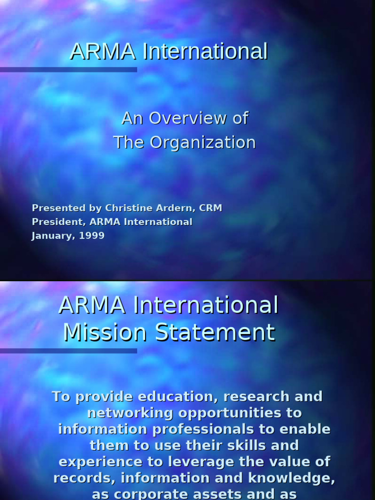 Arma | PDF | Information | Knowledge Management