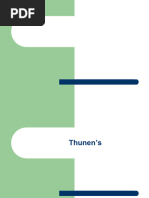 AP Human Geography: Von Thunen Model | PDF | Agriculture | Farms