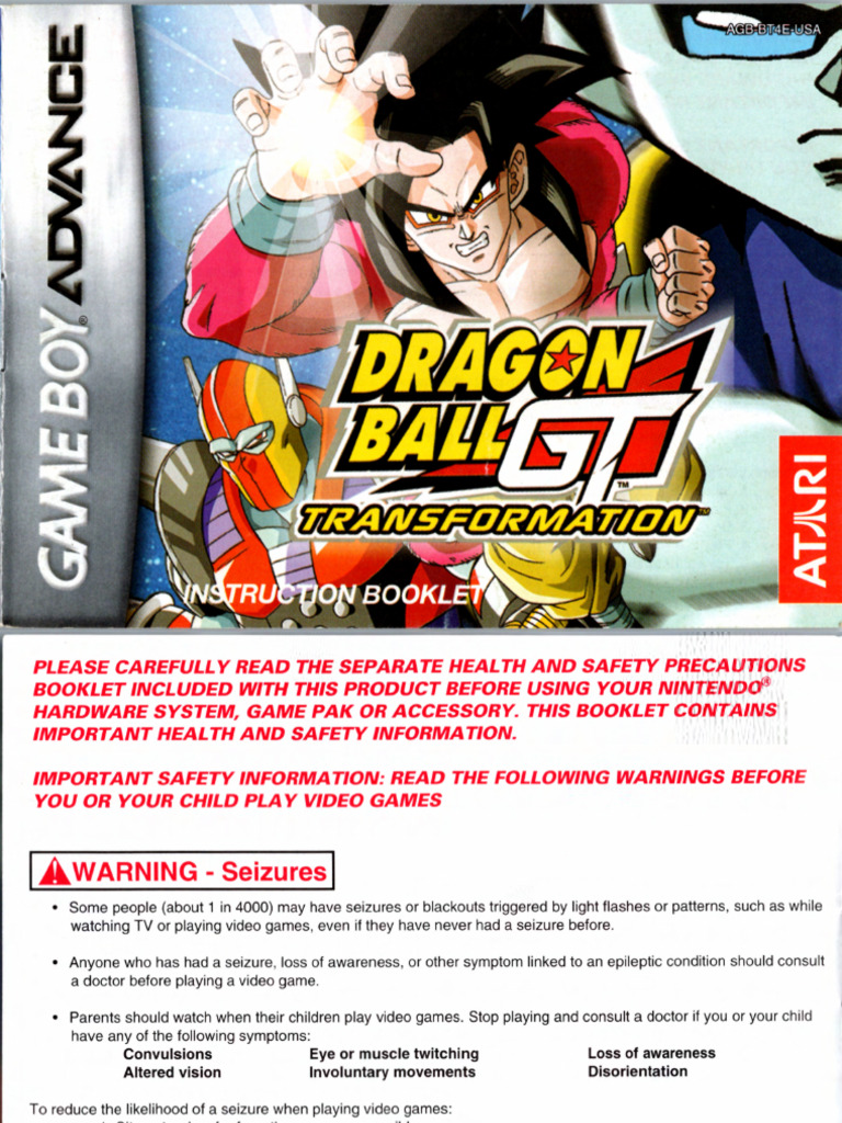 Dragon Ball GT - Transformation (USA) | PDF