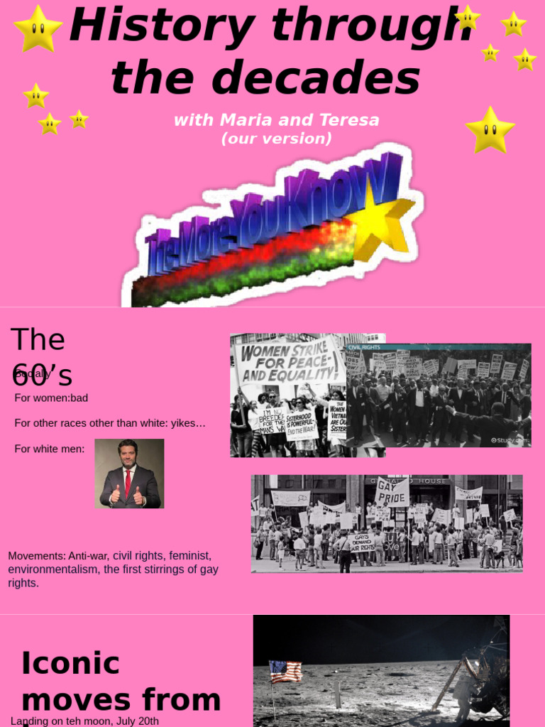 History Through The Decades | PDF