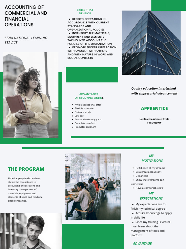 College Trifold Brochure | PDF | Inventory | Cognition