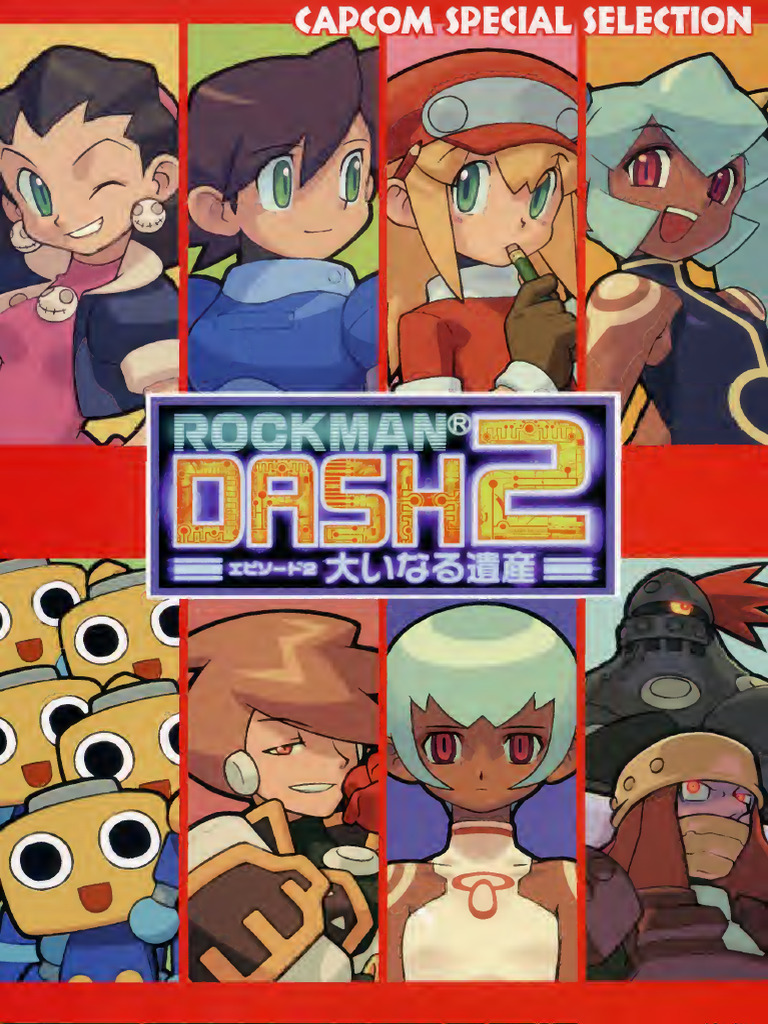 Capcom Special Selection RockMan DASH2 Artbook | PDF