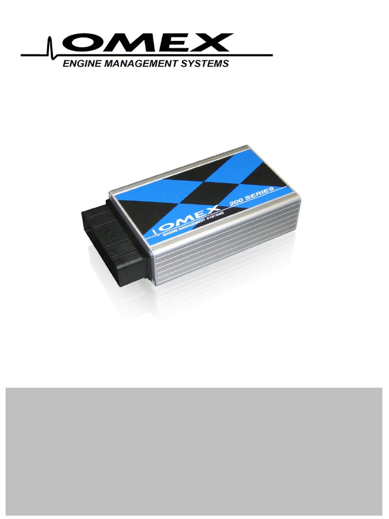 200 ECU Tuning Manual 3v10 | PDF | Throttle | Sensor