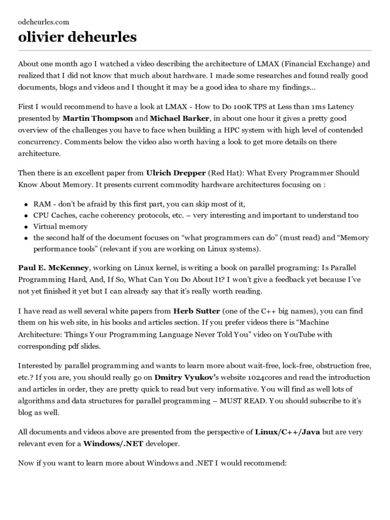 Harware Considerations and Caches | PDF | Operating System Technology ...