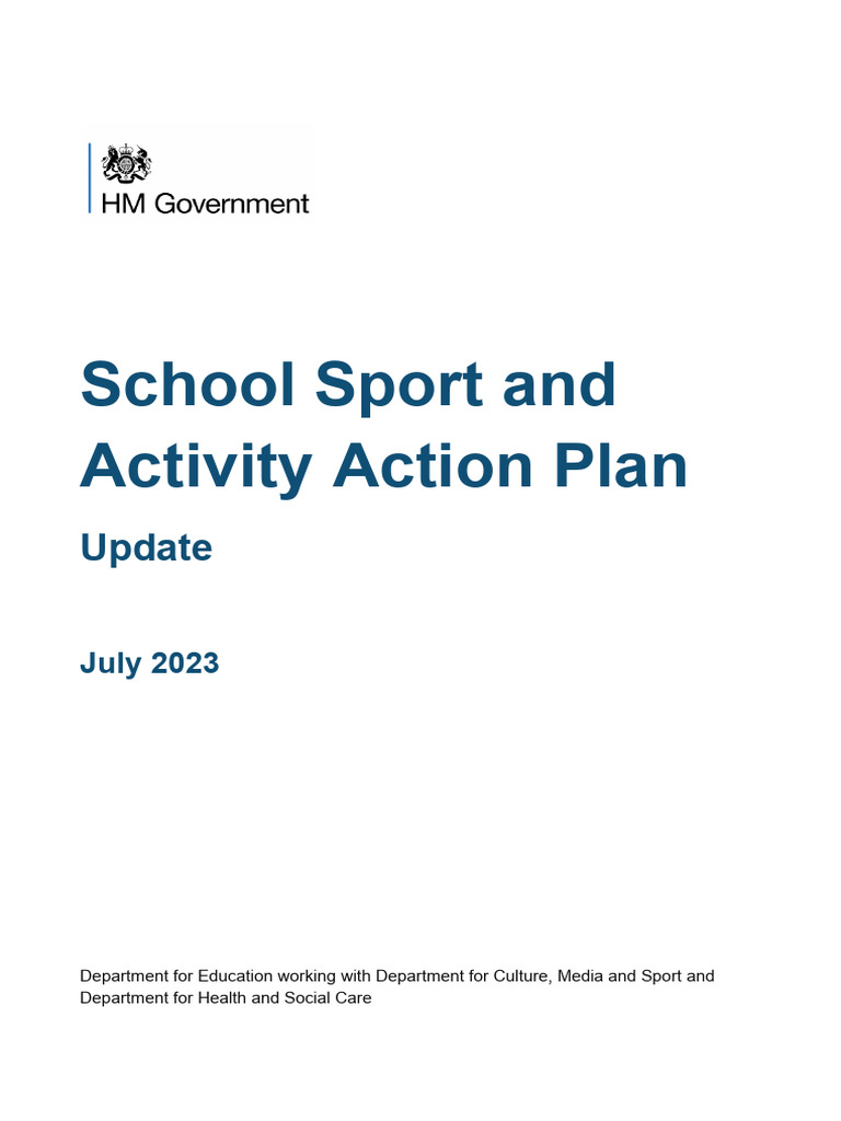 School_Sport_and_Activity_Action_Plan | PDF | Physical Education ...