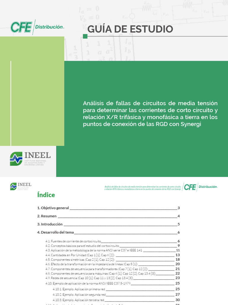 Guia Modulo 3_Análisis de Fallas de Circuitos de Media Tensión | PDF | Corriente eléctrica ...