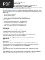 The Principles of Money | PDF | Investing | Money