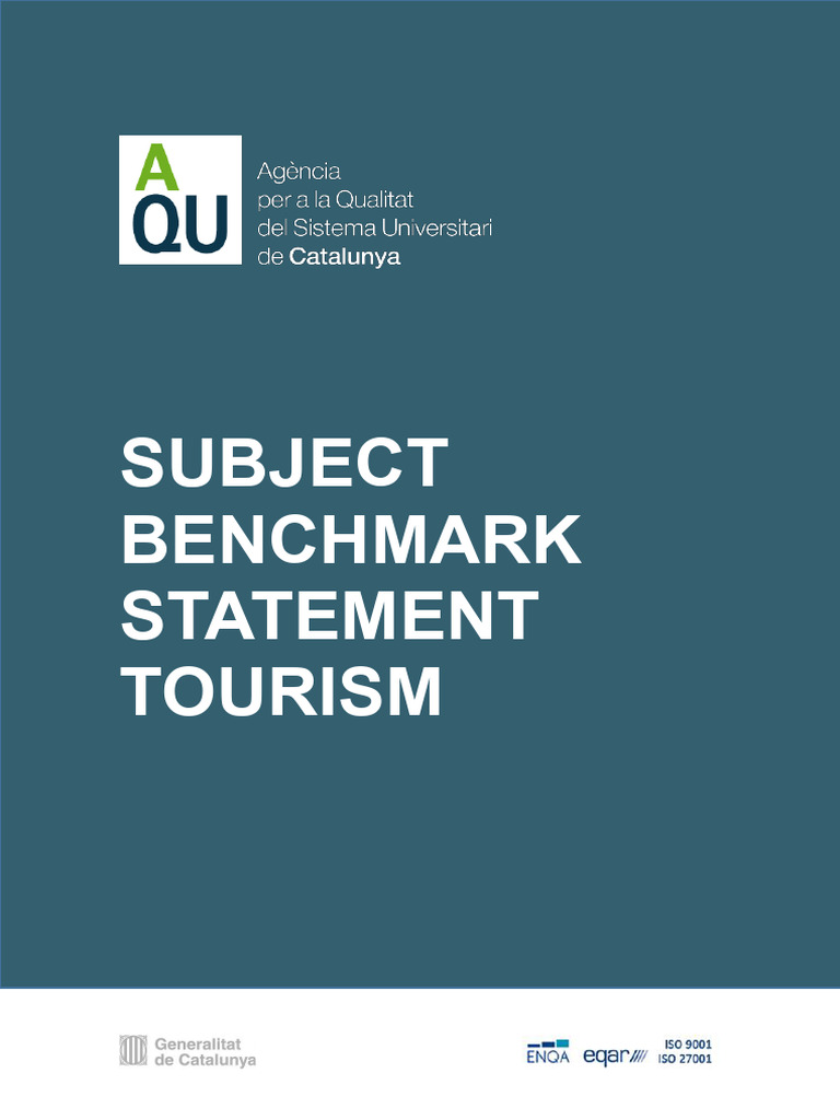 Tourism Subject Benchmark Statement | PDF | Tourism | Sustainability