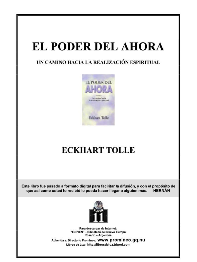 El Poder Del Ahora | PDF