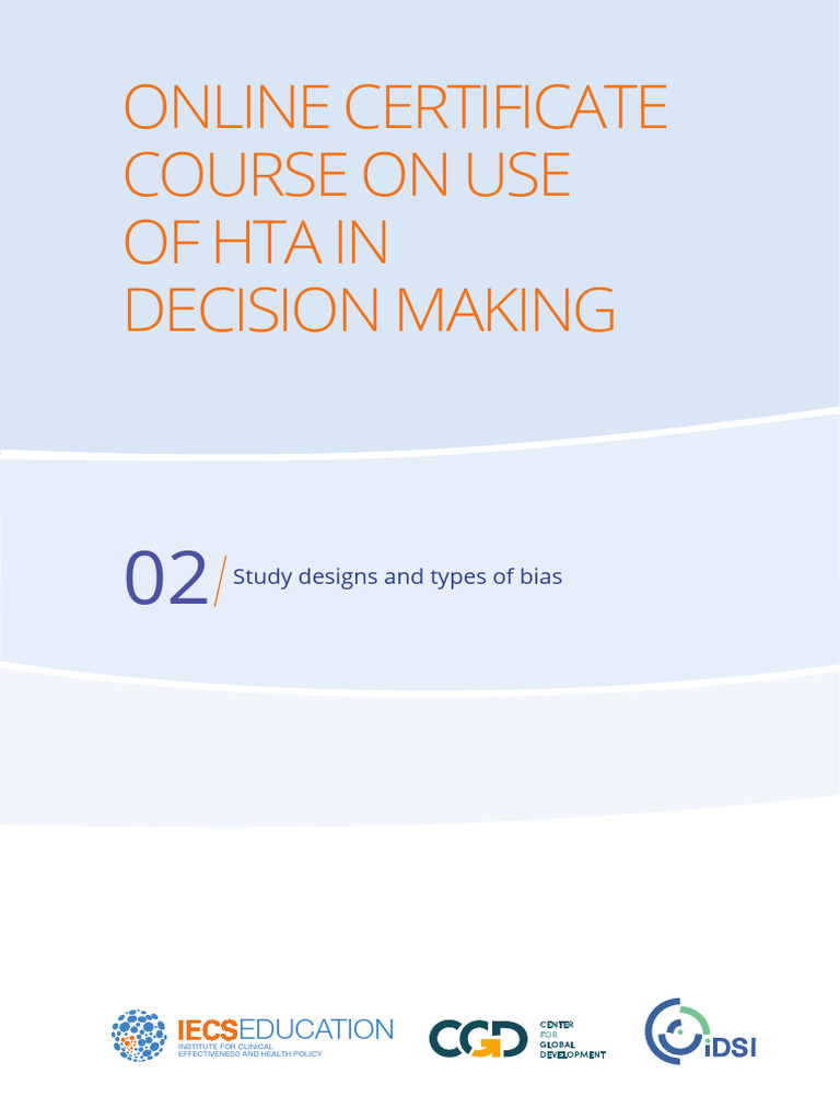 Ets India Clase 2 Final | PDF | Randomized Controlled Trial | Cohort Study