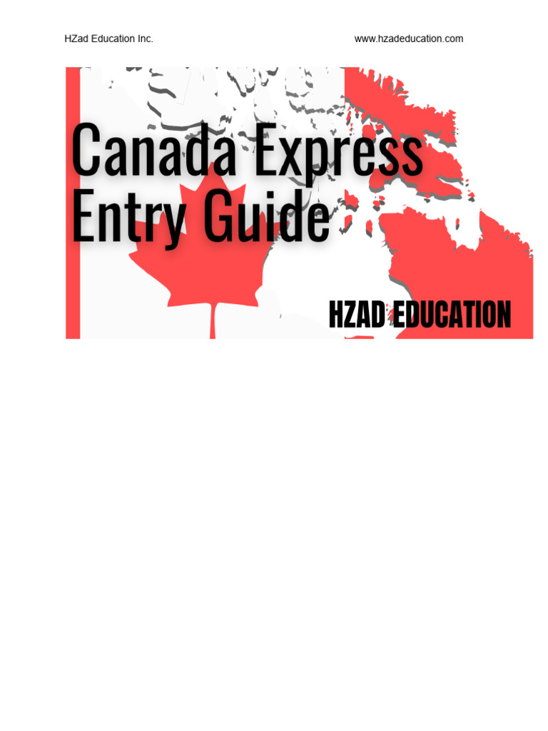 Express Entry Guide For Immigration To Canada | PDF | International ...