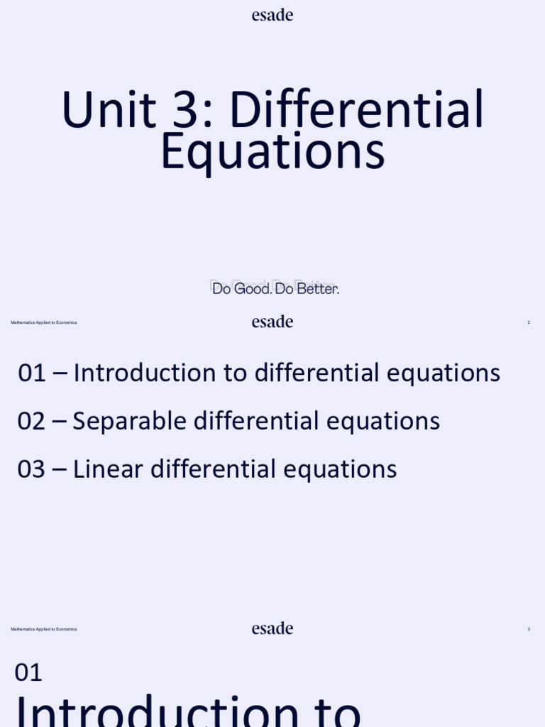 2023-24 MATEA Unit 3 (2) | PDF | Equations | Derivative